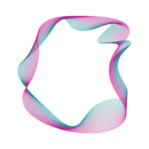 Round Frame Dynamic Curved Lines For Technology Concepts User Interface Design Web Design
