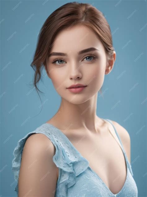 Premium Photo A 3d Image Of A Young Beautiful Lady Model