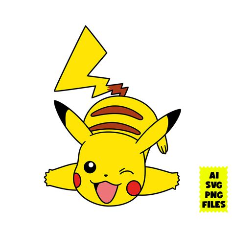Funny Pikachu Svg Pokemon Svg Pikachu Svg Pokemon Pikachu Inspire
