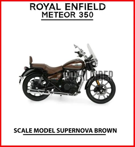 Royal Enfield Andmeteor 350 1 12 Scale Model Supernova Blue Color Eur 37