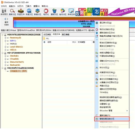 Diskgenius怎么智能加载ntfs分区？ Diskgenius智能加载ntfs分区的方法华军软件园
