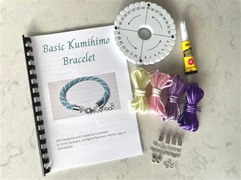 Kumihimo Starter Kit Jewellery Making Kits Bracelet Making Kits