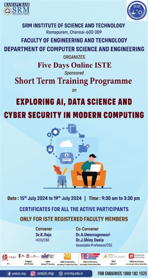 Exploring Ai Data Science And Cyber Security In Modern Computing Srm