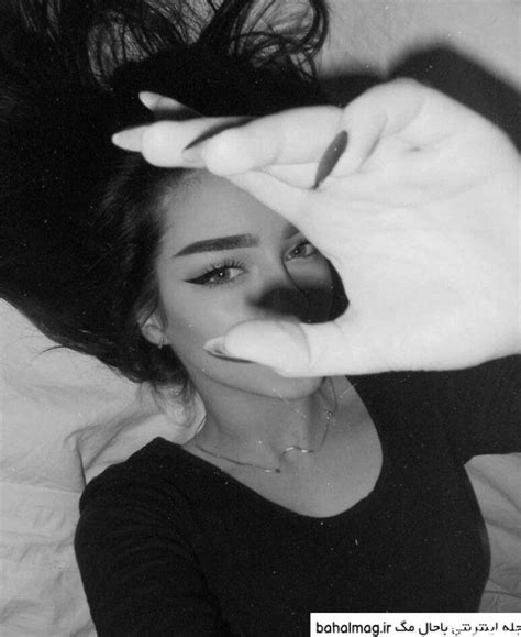 عکس دخترانه سیاه سفید برای پروفایل