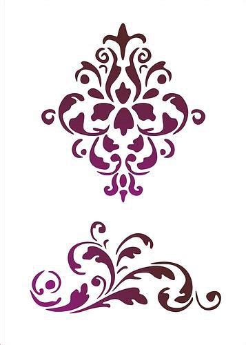 Трафареты | Stencil designs, Stencil patterns, Stencils