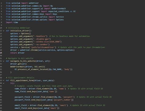 Entry 5 By Abukawshik For Python Script For Bls Appointment Booking 12042025 1925 Edt