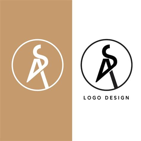 Premium Vector As Initial Letter Logo Design