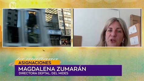 MIDES Magdalena Zumarán Directora Deptal Del Mides Prestación de asignaciones familiares