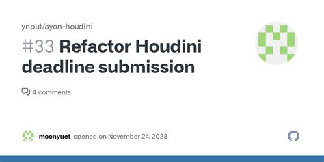 Refactor Houdini Deadline Submission Issue 33 Ynput Ayon Houdini