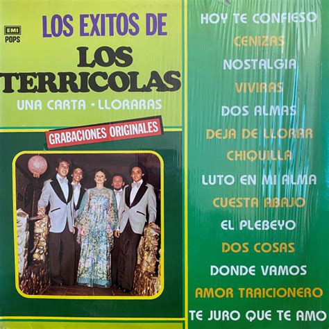Los Terricolas Los Exitos De Vinyl Discogs