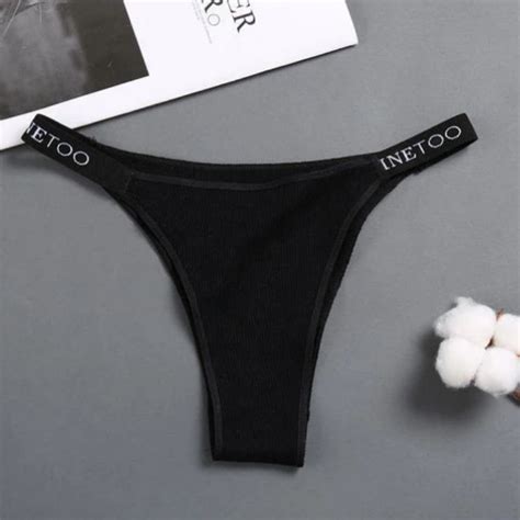 Jual FINETOO FT Sexy Celana Dalam Wanita Thong Women Cotton Panty Soft G String Shopee Indonesia