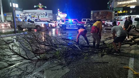 Fuerte Lluvia Azota A La Zona Urbana De Culiacán