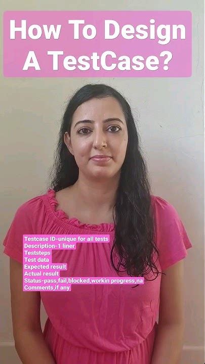 How To Design A Testcase In Software Testing Softwaretesting Testers Interviewpreparation