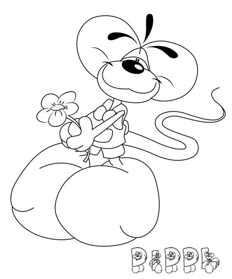 26 Mewarnai Diddl Gratis Temukan Diddl Dan Teman Temannya