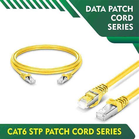 Best Cat6 Stp Yellow Patch Cord 24 Awg 0 06cm 100 Meter Tmt