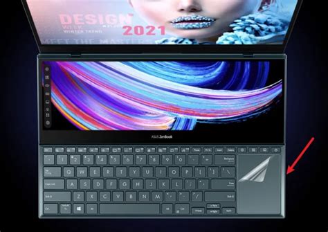Matte Touchpad Protective Film Sticker Protector For Asus Zenbook Pro