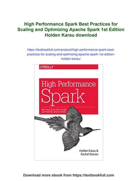High Performance Spark Best Practices For Scaling And Optimizing Apache