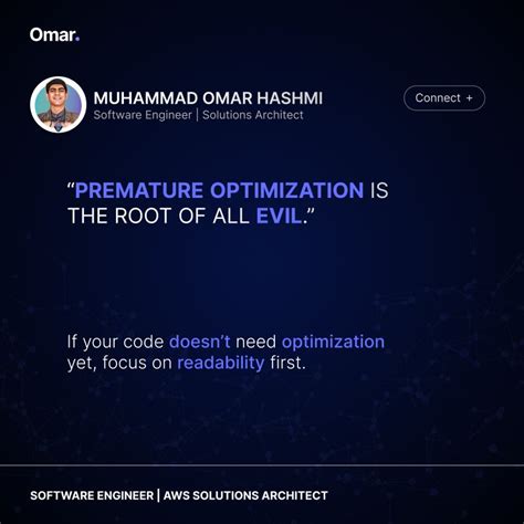 Softwareoptimization Cleancode Programminghumor Performancetuning Muhammad Omar H