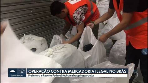 Vídeo Receita Federal apreende R 400 milhões em mercadorias no Brás