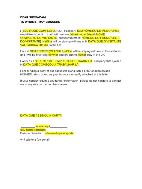 Modelo Carta Convite Pdf
