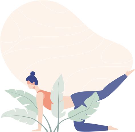Person Doing Yoga Illustration Png 14440770 Png