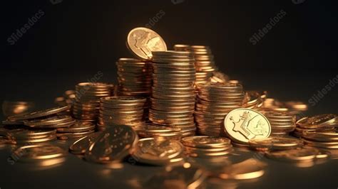 Fondo Creación De Riqueza A Través De La Inversión Pila De Monedas De
