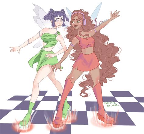 Musa And Aisha Winx By Rivvilindevil On Deviantart