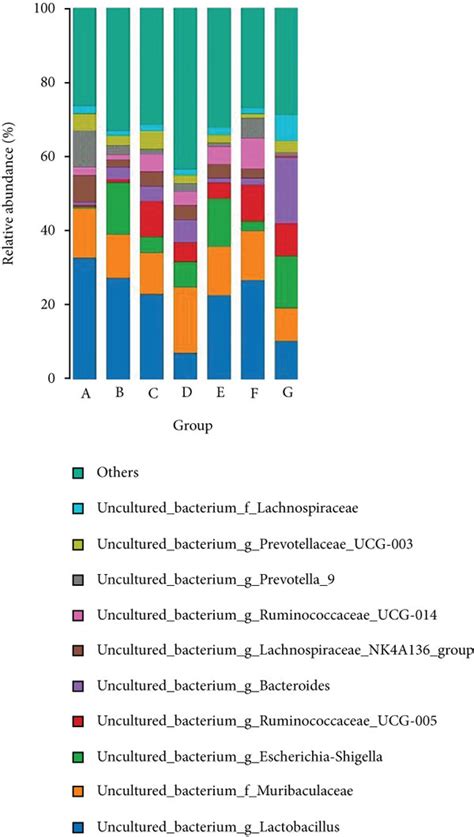 Relative Abundances Of The Gut Microbiota At Phylum Level A And Genus