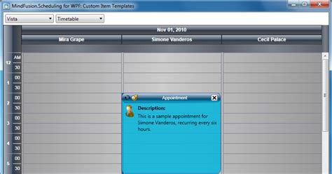 Mindfusionscheduling For Wpf Adds Virtualization Mindfusionscheduling For Wpf Adds Virtualization