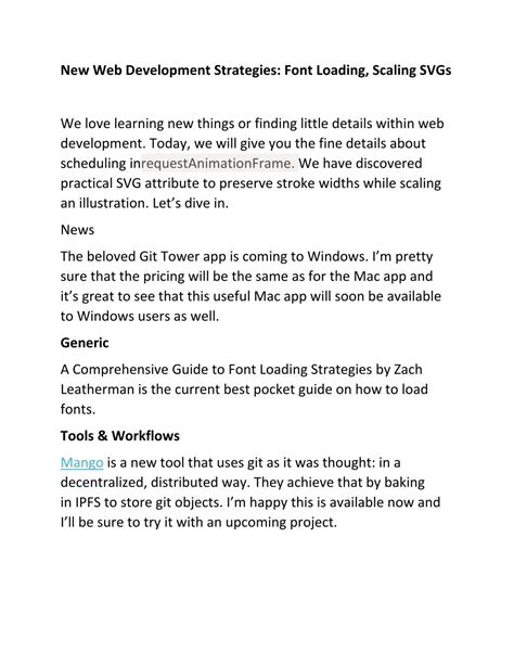 Ppt New Web Development Strategies Font Loading Scaling Svgs