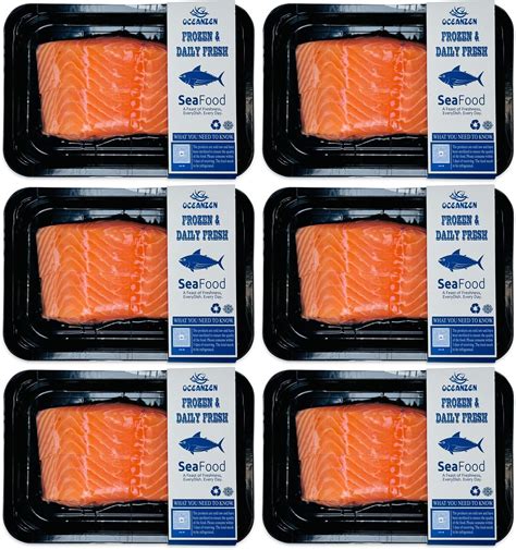 Oceanzen Premium Qualityatlantic Salmon 6 Packs Of 2 X