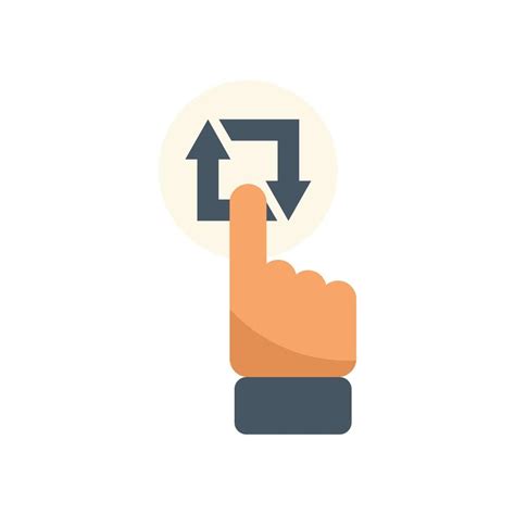 Button Repost Icon Flat Vector Repost Chart Vector Art At Vecteezy