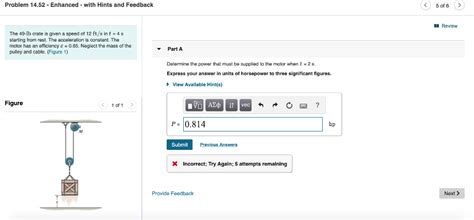 Solved Problem 14 52 Enhanced With Hints And Feedback 5 Chegg