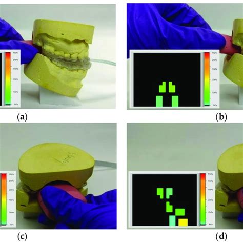 Screenshots Of The Sensing Array Measuring The Pressure Distribution Of Download Scientific