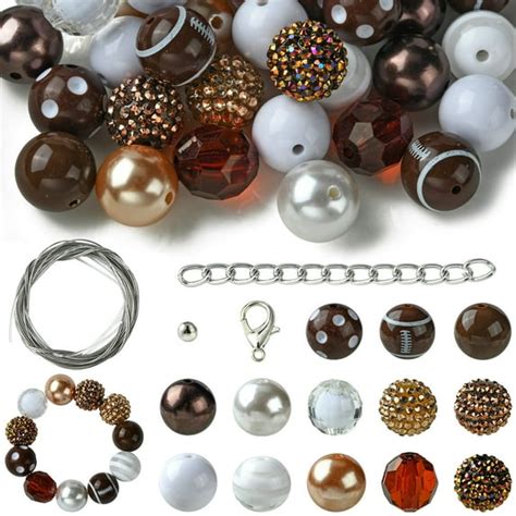 50pcs Random 20mm Sport Theme Acrylic Rugby Beads Sport Ball Soccer
