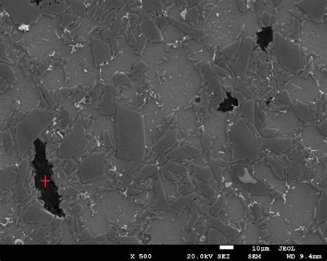 A Sem Image Showing Microstructure Of Al Composites With Gnfs B Edx