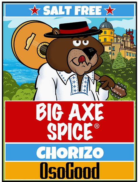 No Salt Osogood™ Chorizo Big Axe Spice® Salt Free Seasonings Bottle Etsy