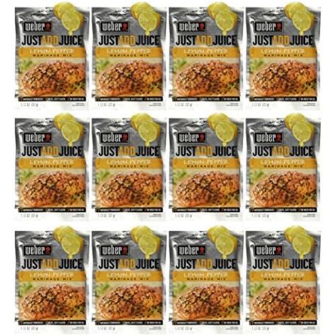 Buy Weber Just Add Juice Marinade Mix Lemon Pepper 112 Ounce Pack Of