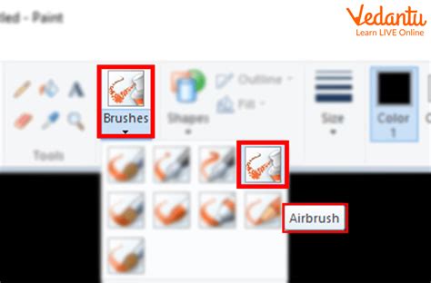 Microsoft Paint Tools Icons