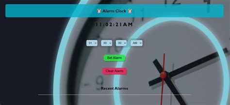 GitHub Jayanth J FSD Alarm Alarm Clock Project Html Css Js