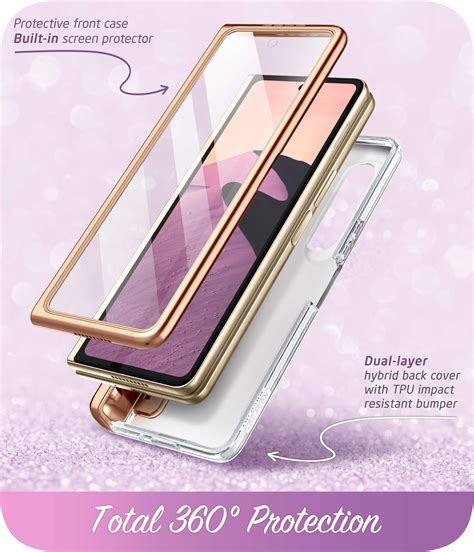 I Blason Cosmo Series Case For Samsung Galaxy Z Fold 4 Case With Pen