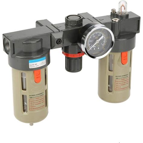 12 Air Compressor Filter Regulator With Gauge Air Pressure Compressor