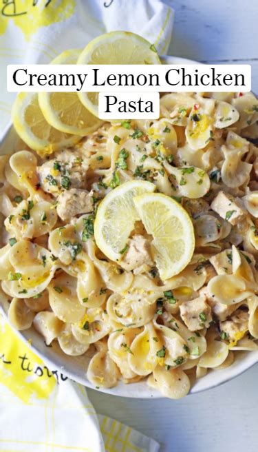 Creamy Lemon Chicken Pasta Artofit