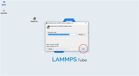 LAMMPS Installation On Windows LAMMPS Tube