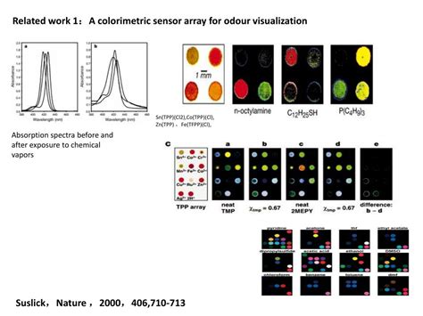 Ppt Related Work 1 ： A Colorimetric Sensor Array For Odour