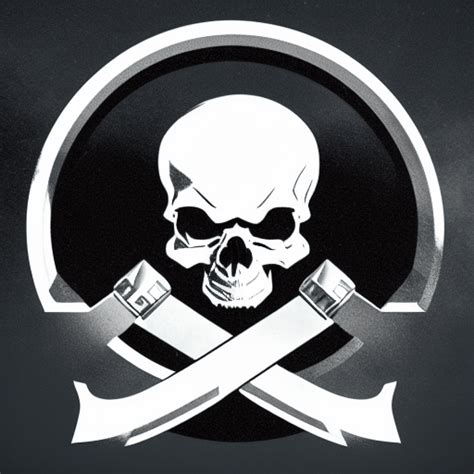 Battlefield V Skull Logo · Creative Fabrica