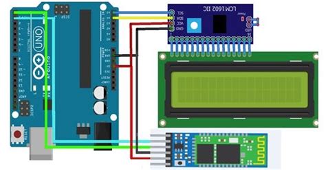 Koneksi Bluetooth Hc 05 Master Dan Slave Dengan I2c Lcd Mengunakan