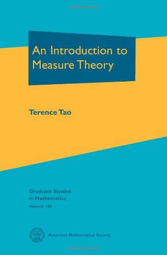 An Introduction To Measure Theory Graduate Studies In