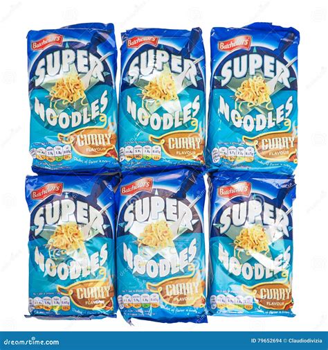 Batchelors Curry Noodles Editorial Stock Image Image Of English 79652694
