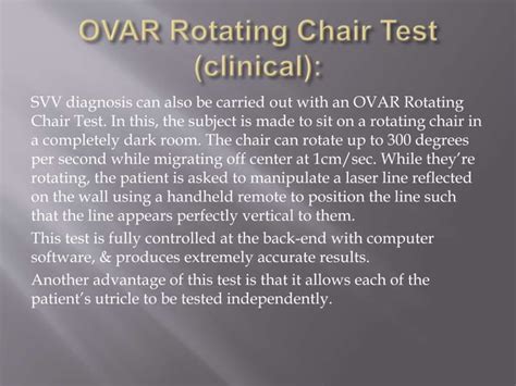 What Is Subjective Visual Vertical Diagnosis Test Svv Test Ppt
